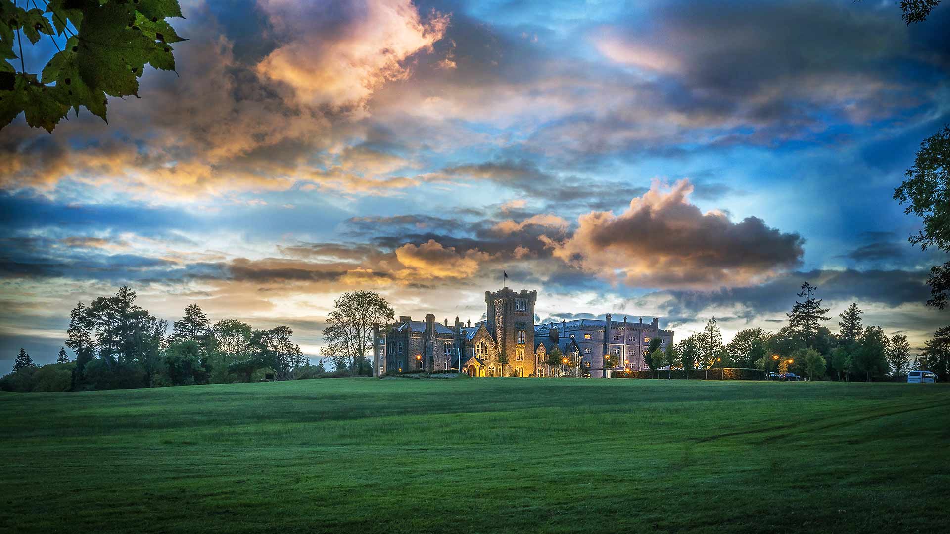 exterior-evening-01 | Kilronan Castle Estate & Spa