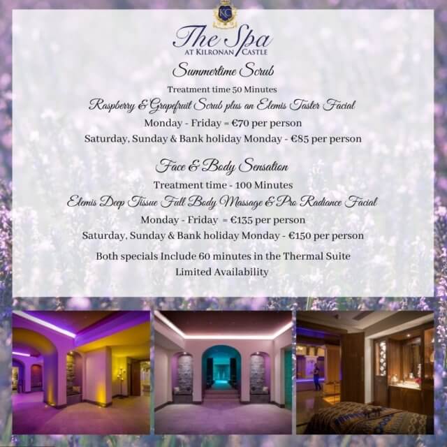 June Spa Special | Kilronan Castle Estate & Spa