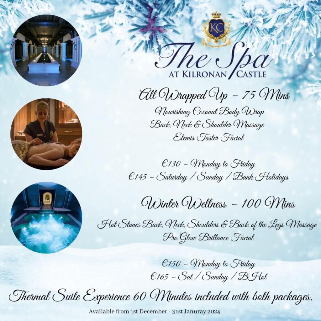 Our Monthly Specials | Spa Packages Roscommon | Kilronan Castle Estate