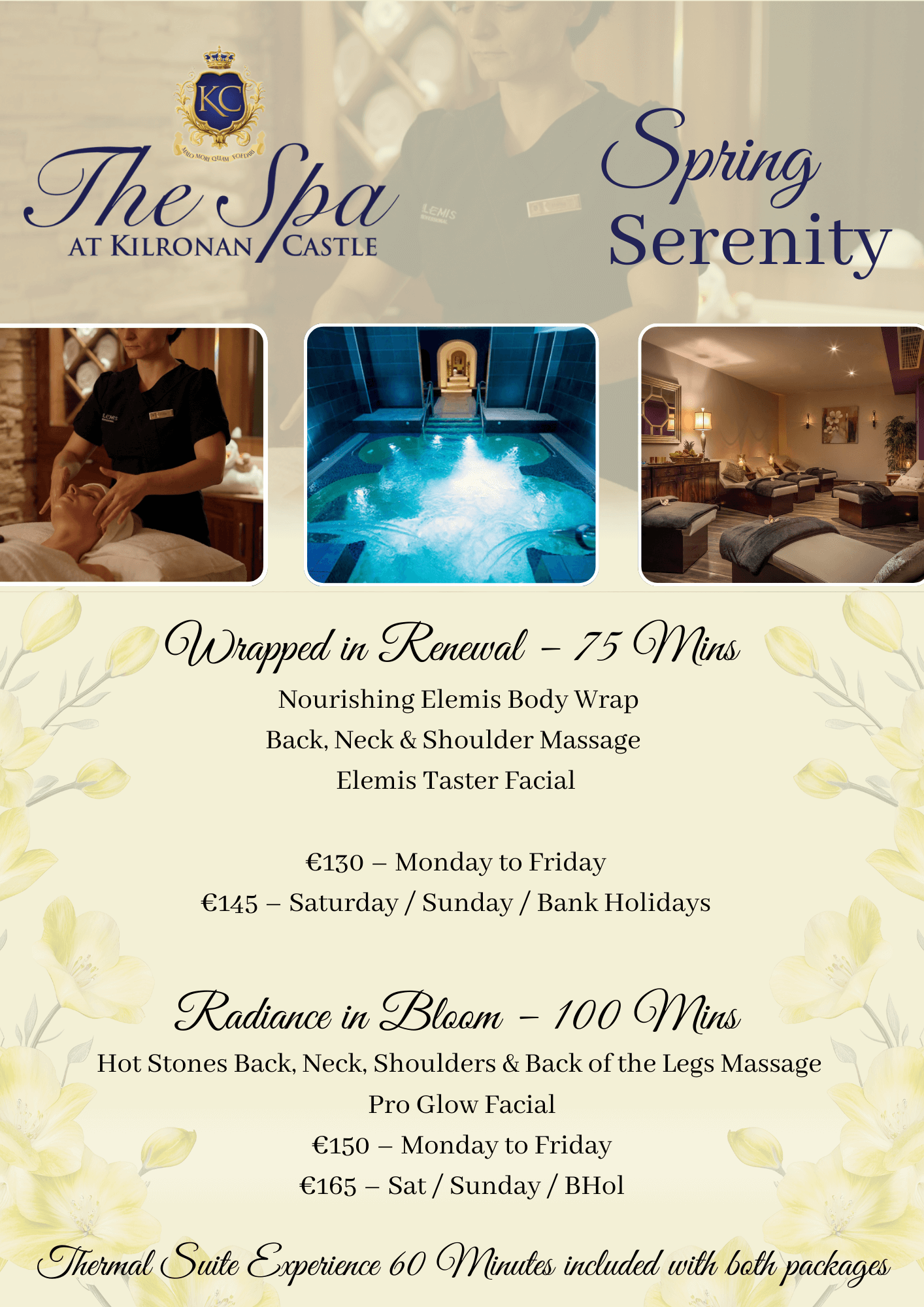 February 2026 Spa Offer | Kilronan Castle Estate & Spa